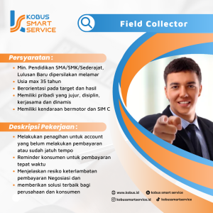 Field Collector Area Bandung - Kobus Smart Service